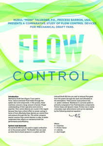 Flow Control Devices for Mechanical Draft Fans | ProcessBarron