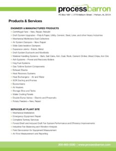 ProcessBarron Products and Services | ProcessBarron